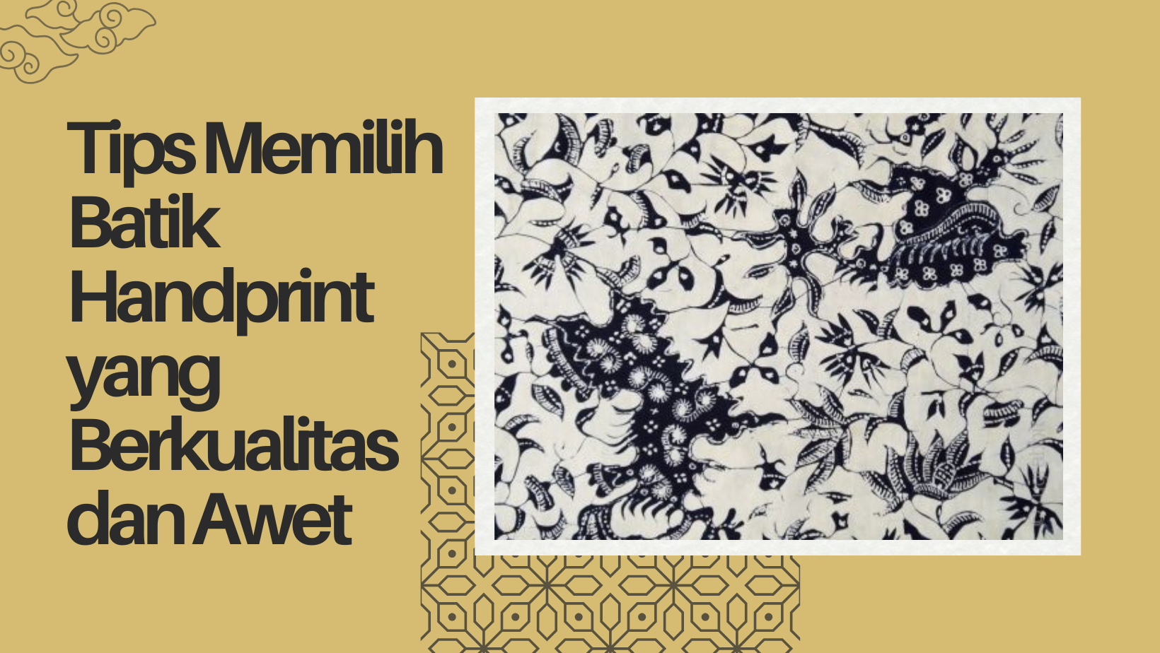 Tips Memilih Batik Handprint yang Berkualitas dan Awet - tabinaco