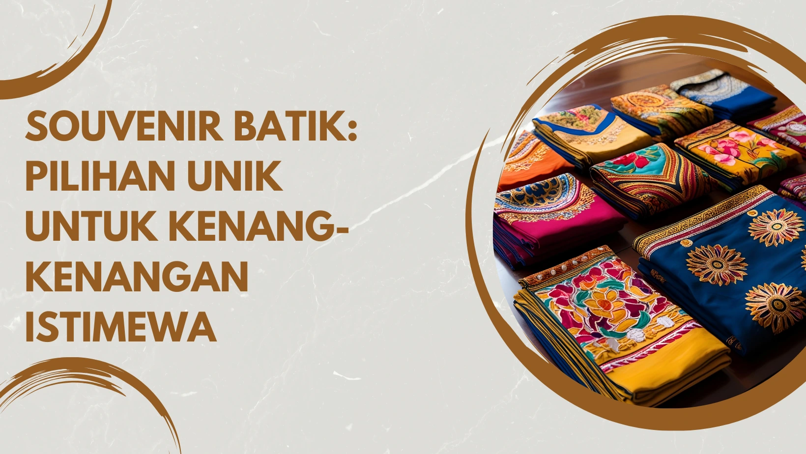 Souvenir Batik: Pilihan Unik untuk Kenang-kenangan Istimewa - tabinaco